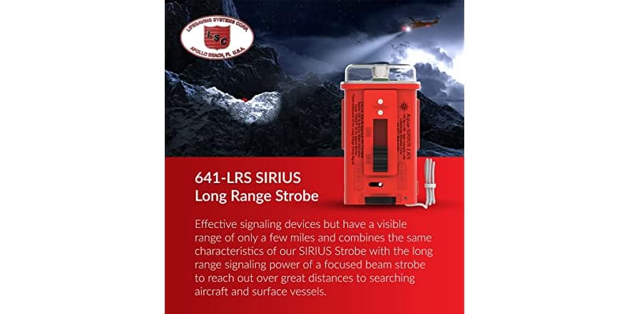 Water Activated Long Range LED Strobe Light