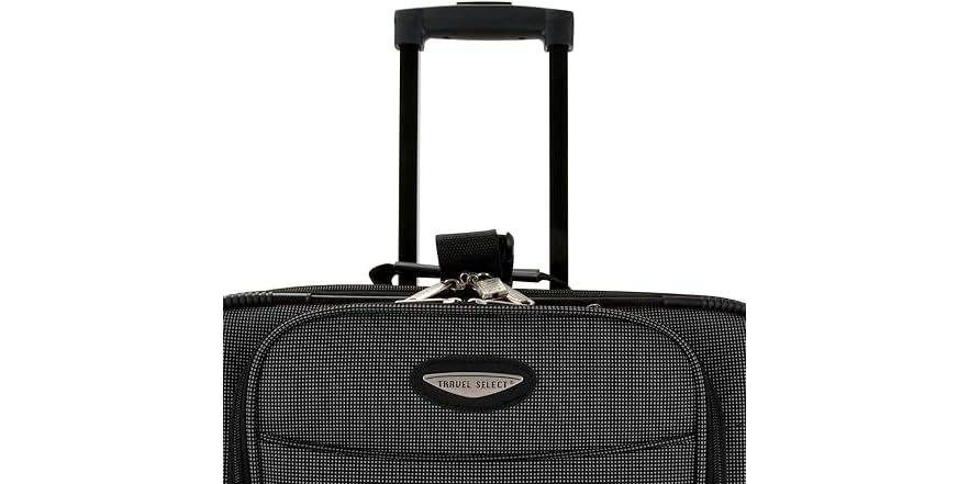 Travel Select Amsterdam Softside Expandable Rolling Luggage, Gray