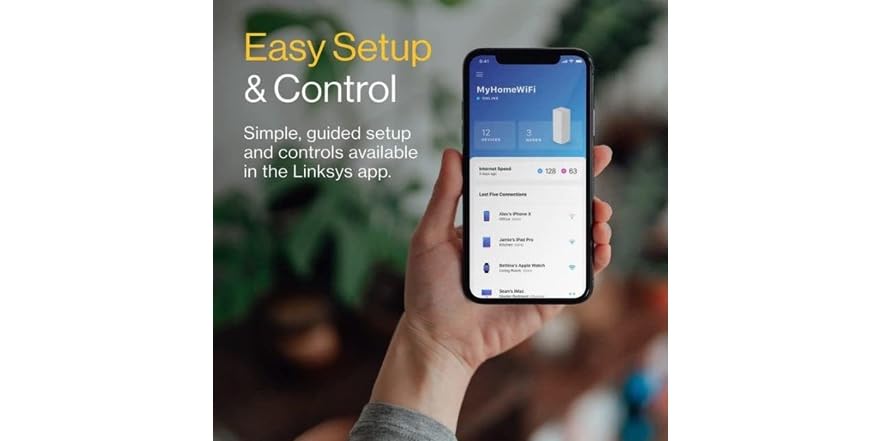 Linksys MX8000 Mesh WiFi Router (2-Pack)