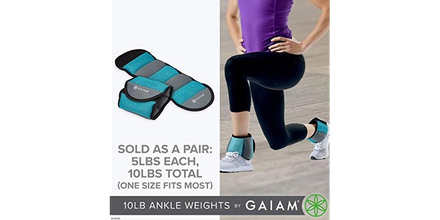 Gaiam Ankle Weights Strength Training Set