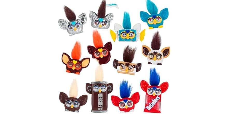 Furby Minis 12 Pack of The Hershey Company Figures
