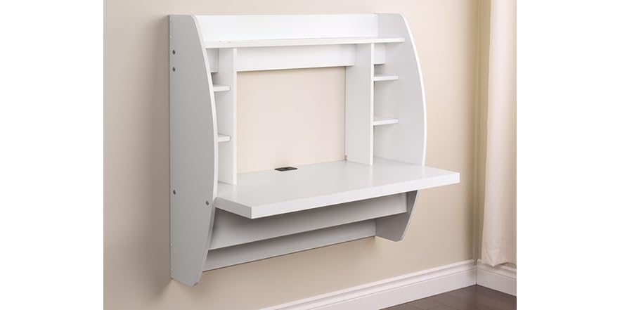 Wall Hanging Desk w/Storage (3 Colors)