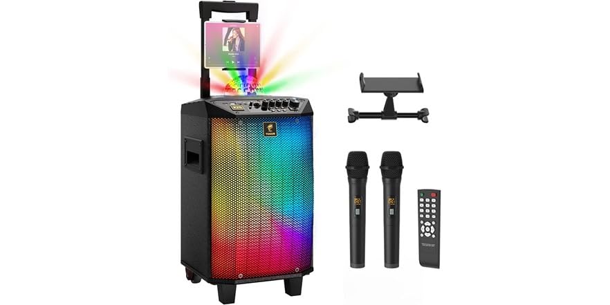 Wireless Karaoke Machine with Bluetooth