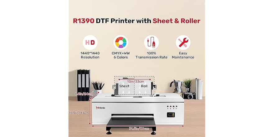 RocRow R1390 A3 DTF Printer (Open Box)
