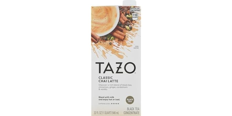 TAZO Chai Latte Concentrate, 32oz