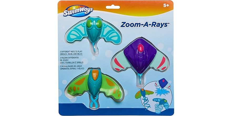 SwimWays Zoom-A-Rays Sting Ray Water Toys