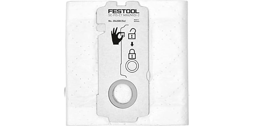 Festool 204308 CT Mini/Midi -2/5 Filter Bags