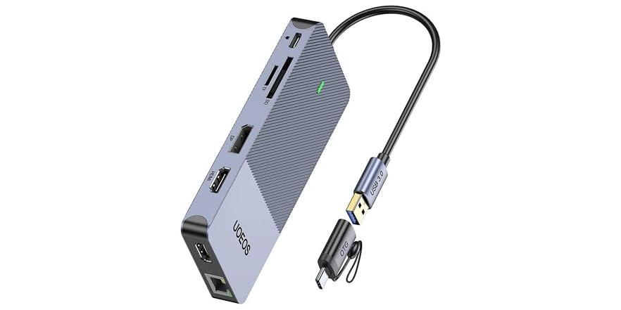 Dual 4K USB 3.0 Laptop Docking Station