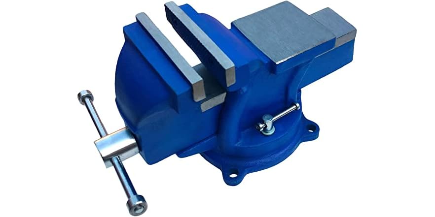 EXXO TOOLS 4" Bench Vise - 360 Degree Swivel