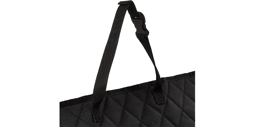 Amazon Basics Quilted Car Backseat Cover, 58" x 54"