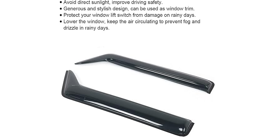 Side Window Visor Deflector Rain Guard