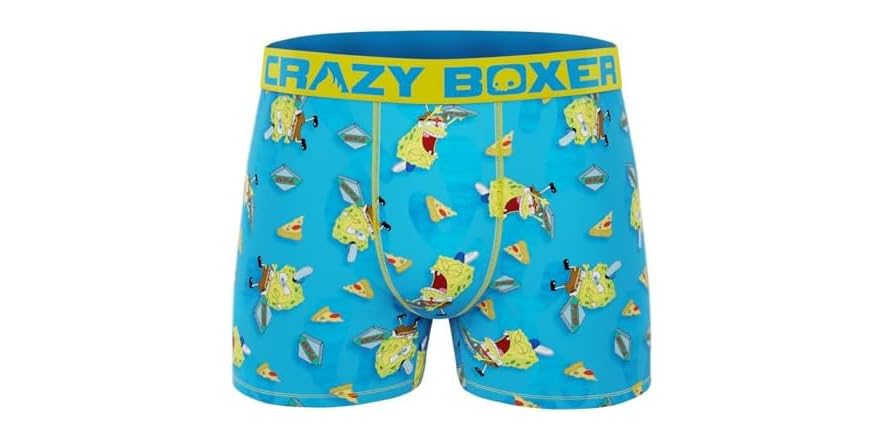 CRAZYBOXER Men's SpongeBob Boxer Briefs