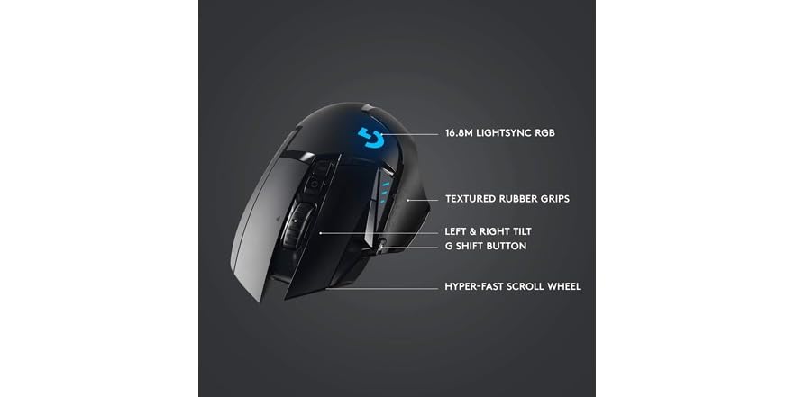 Logitech G502 Lightspeed Wireless Gaming Mouse (Open Box)