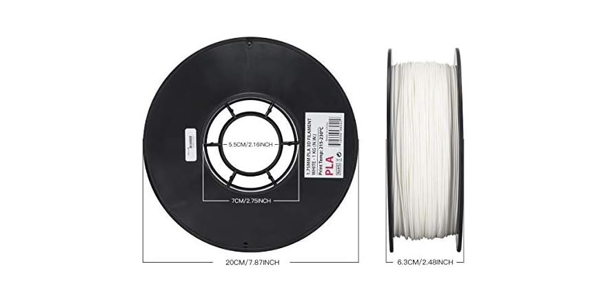 Inland White 3D Printer Filament