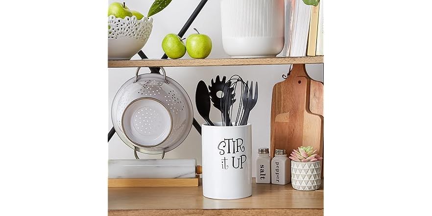 Utensil Holder, White