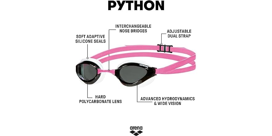 Arena Python Racing Swim Goggles