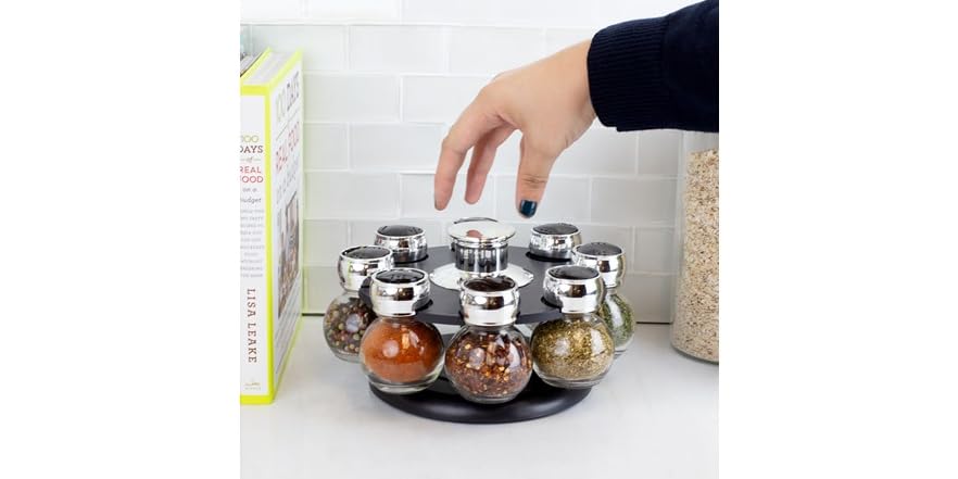 8PC Revolving Spice Rack