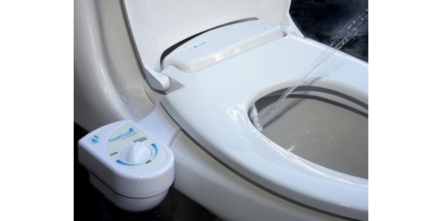 FreshSpa Easy Bidet Toilet Attachment, White
