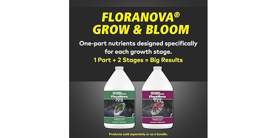General Hydroponics FloraNova Fertilizer