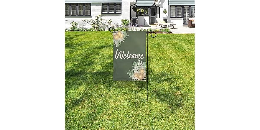 Lighted Banner w/ Stand- Welcome
