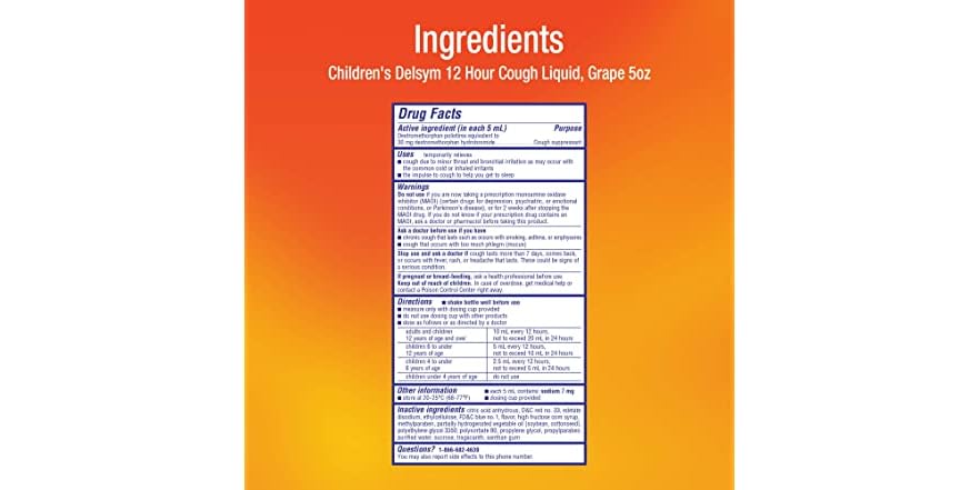 Children's Delsym 12 Hr Cough Relief