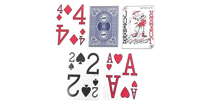 Large Print Playing Cards, 1 Deck