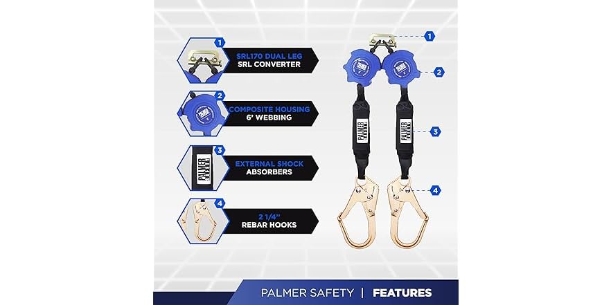 SRL 6' Lightweight Web with Rebar Hooks