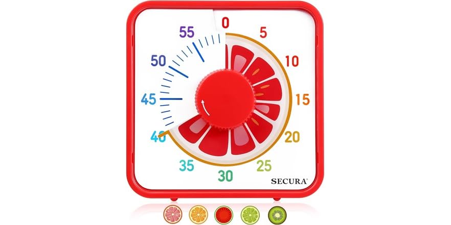 Secura 7.5-Inch Fruit Visual Timer
