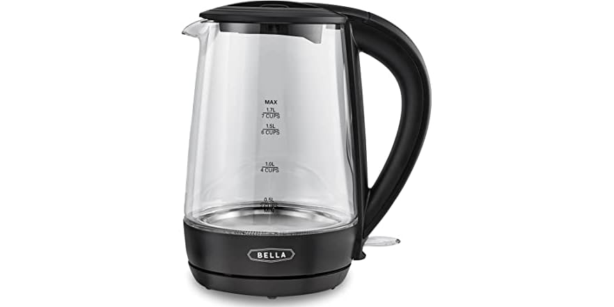 BELLA 1.7 Liter Glass Electric Kettle 432774