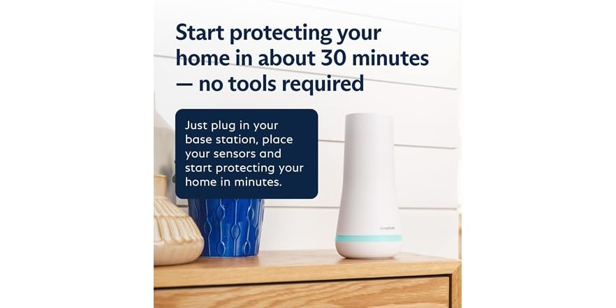 SimpliSafe 8-Piece Whole Home Security Bundle (Open Box)