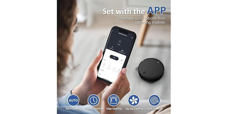 ZCWA Robot Vacuum and Mop Combo