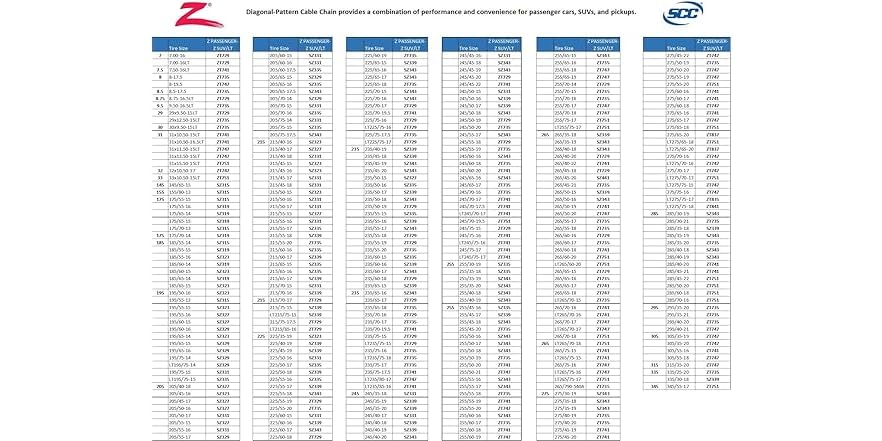 SCC Shur Grip Traction Chain - Set of 2