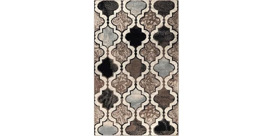 Superior Contemporary Trellis Geometric Indoor Rug (Your Choice)