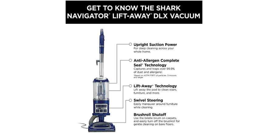 Shark NV360 Navigator HEPA Lift-Away Vacuum