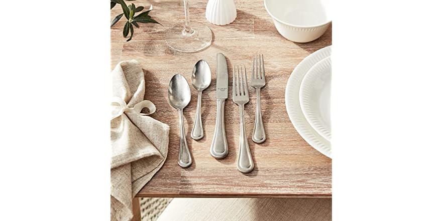 Lenox Textured Neutrals Flatware Set