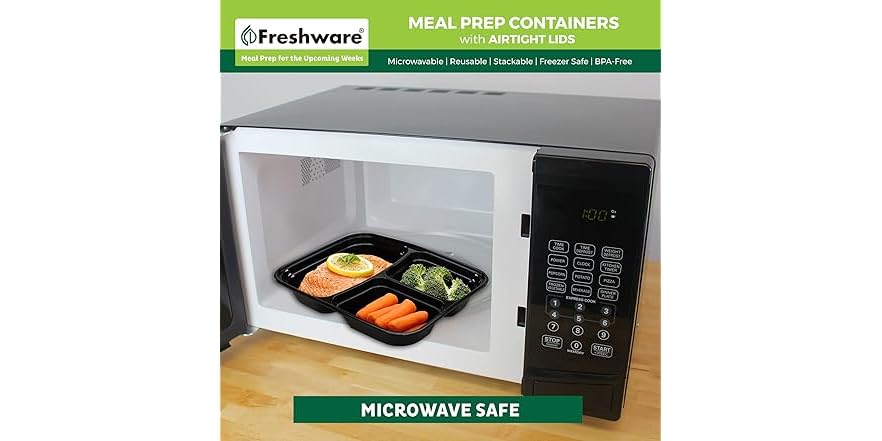 Freshware Meal Prep Containers - 21 Pack