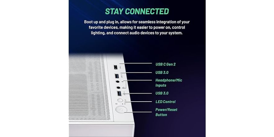 Skytech Azure Gaming PC Desktop