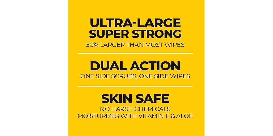 Grime Boss Heavy Duty Hand Cleaning Wipes