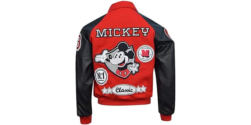 MJ Mickey Wool and Leather Jacket