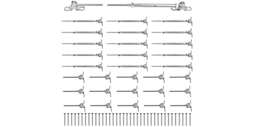 BLIKA 15 Pairs 1/8" Cable Railing Kit