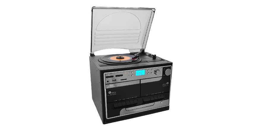 Turntable Boombox Multimedia System