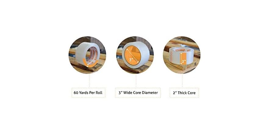 Tape King Clear Packing Tape - 60 Yards