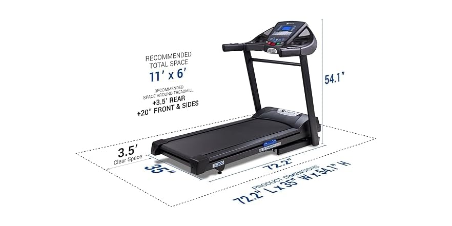 XTERRA Fitness TR300 Folding Treadmill