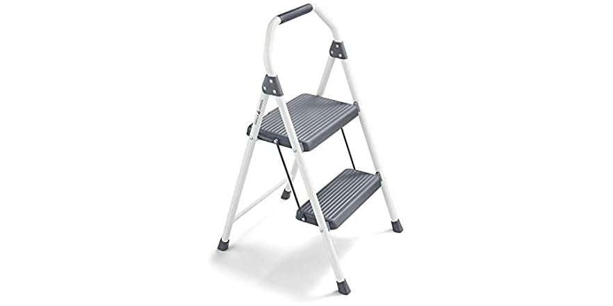 2-Step Compact Steel Step Stool