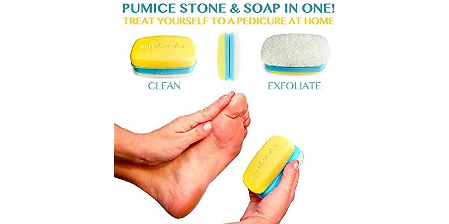 2 in 1 Foot Pumice Stone Foot Scrubber