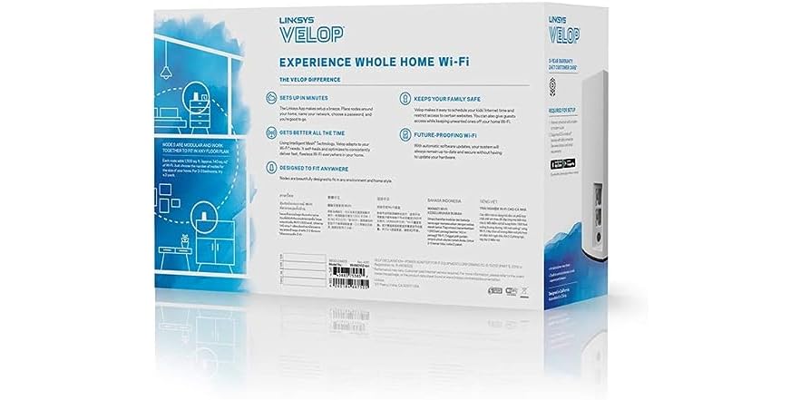 Linksys Velop Mesh Home WiFi System (Open Box)