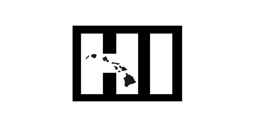 HI Hawaiian Islands Vinyl Sticker