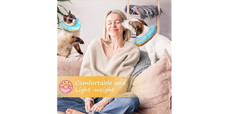 Footfox Cat Cone Donut Collar Soft