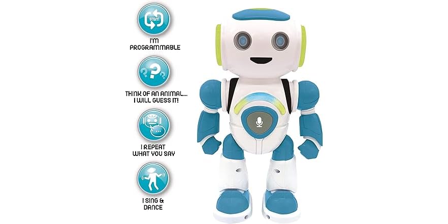 LEXiBOOK Powerman Jr. Smart Interactive Toy Robot