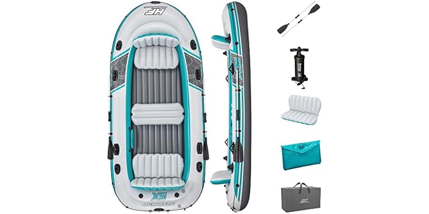 Hydro-Force Elite X5 Inflatable 5 Person Raft